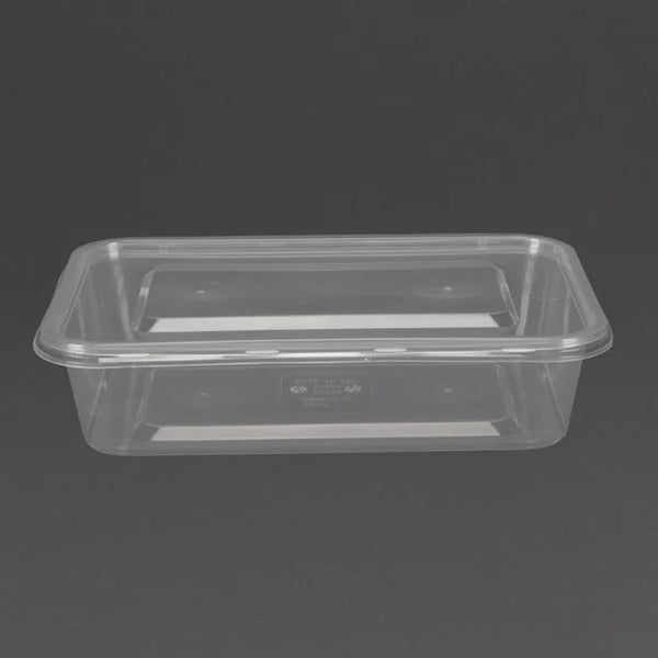 Catering Plastic Microwavable Containers With Lid Small 650ml – Cater ...