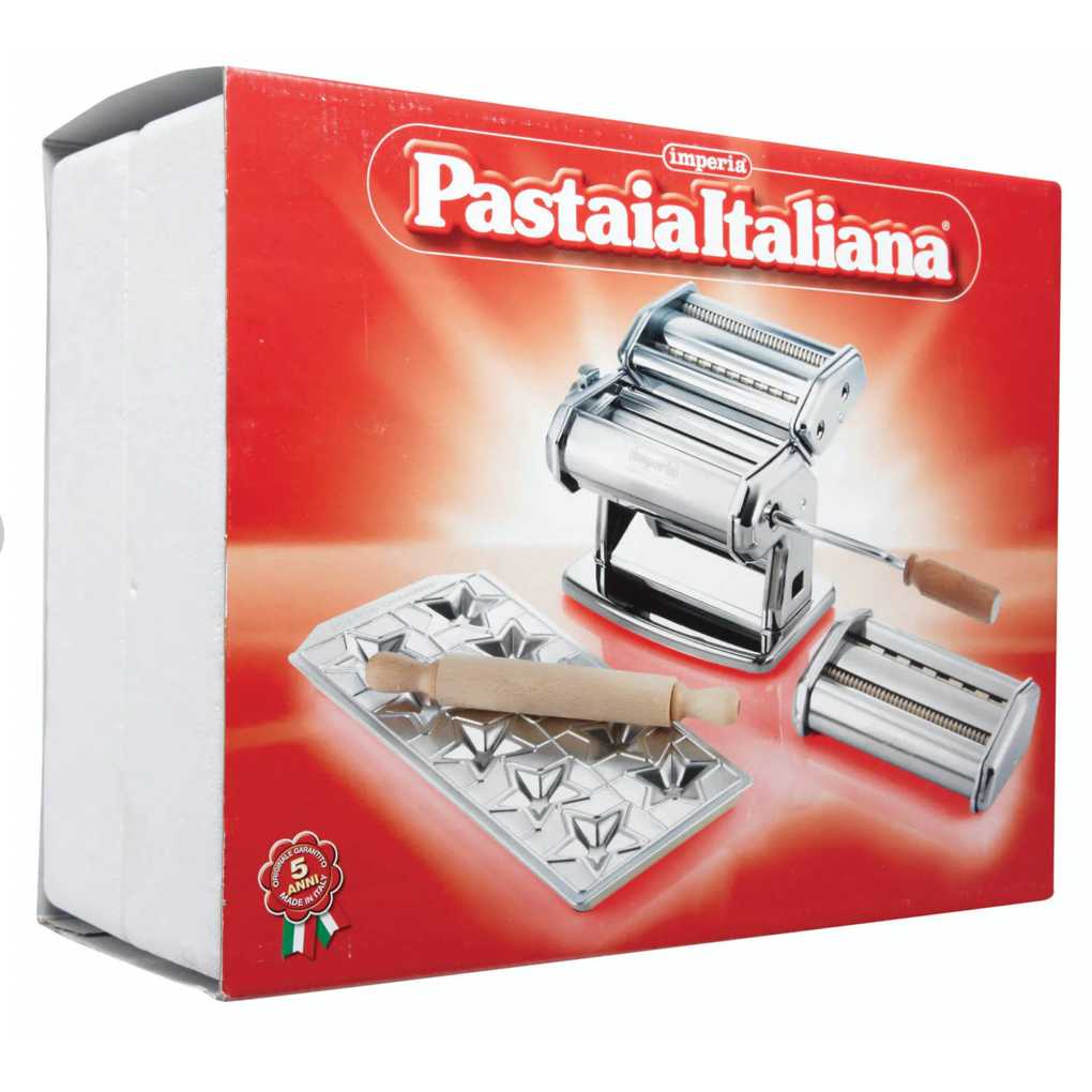 Imperia Italian Pasta Making Gift Set | Commercial Pasta Rollers